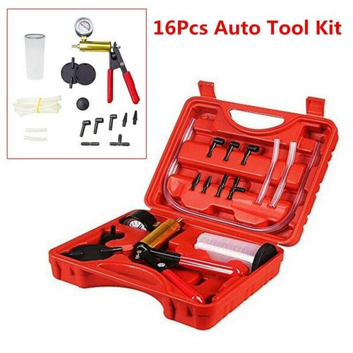 2in1 Hand Held Vacuum Pump Tester & Car Brake Fluid Bleeder Oil Change ...