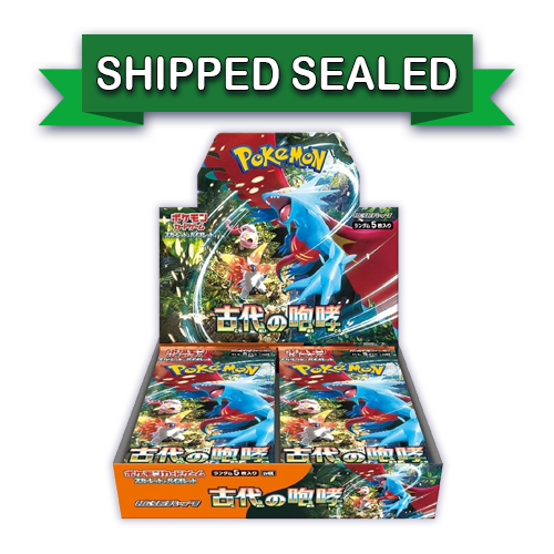 Pokemon TCG Ancient Roar Booster Box SV4K Japanes Ship Sealed US Seller ...
