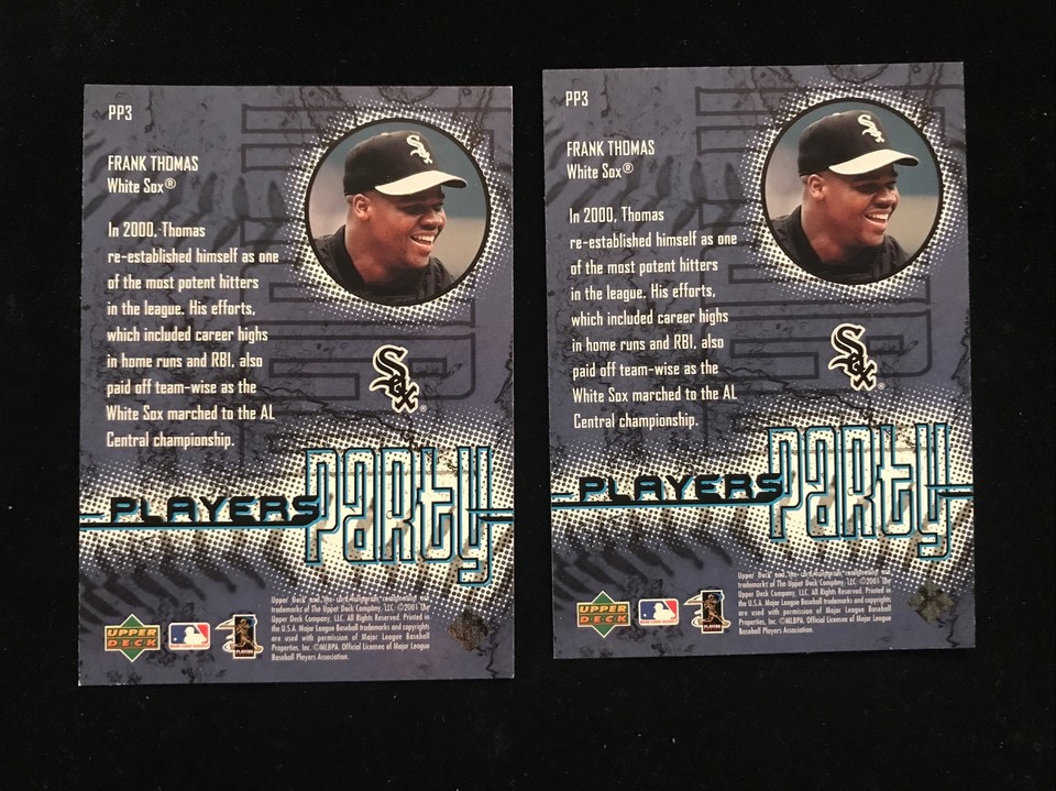 Frank Thomas 2001 MVP drawing power #130 | eBay