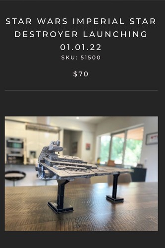 Star Wars Imperial Star Destroyer 3D Paper Model Kit / Set *NEW- 30 ...