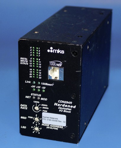 APPLIED MATERIALS AMAT 0190-30346 MKS CDN294R HARDEDED DEVICENET I/O ...