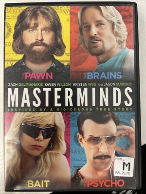 Masterminds (DVD, 2016). (1486) 24543034032| eBay