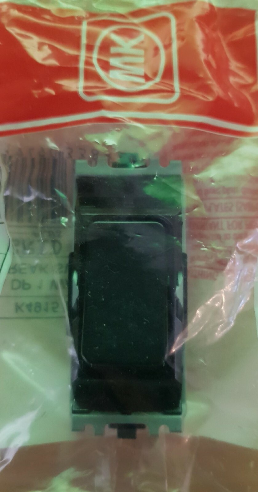 MK K4915 BLK 20A DP 1 Way Push to Break Switch - Black Grid Plus | eBay UK