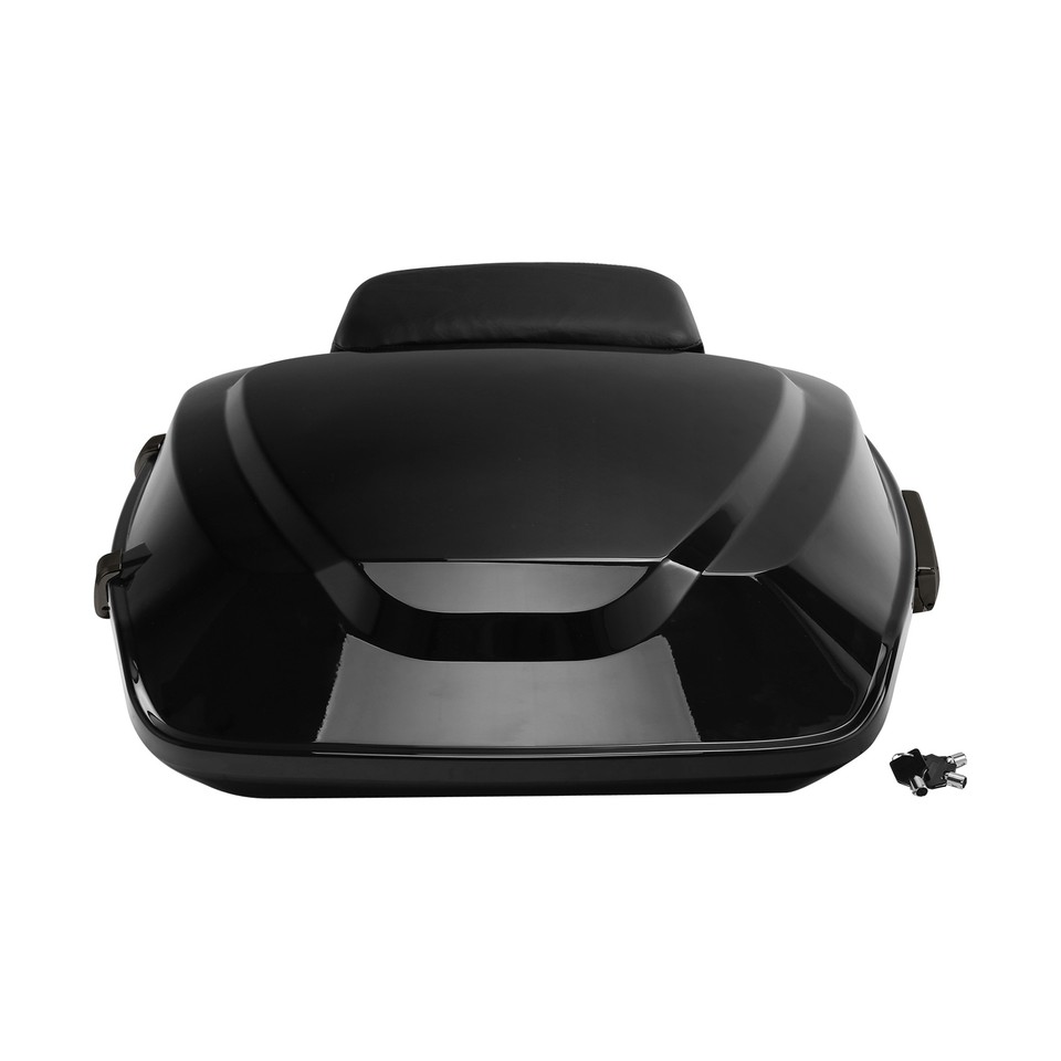 2014-2023 Harley Tour Pak Touring Black Razor Pack Trunk w/ Backrest ...