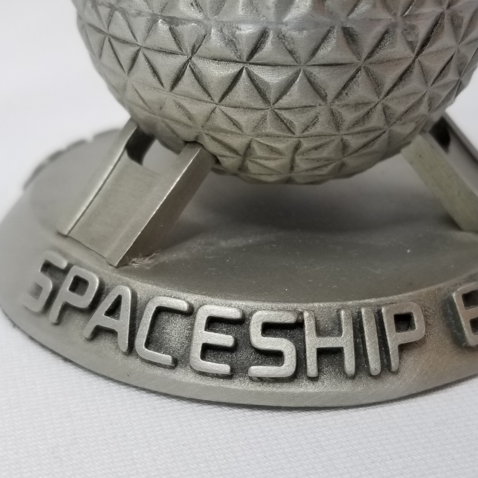 Walt Disney World Mickey Mouse Epcot Center Pewter Spaceship Earth ...
