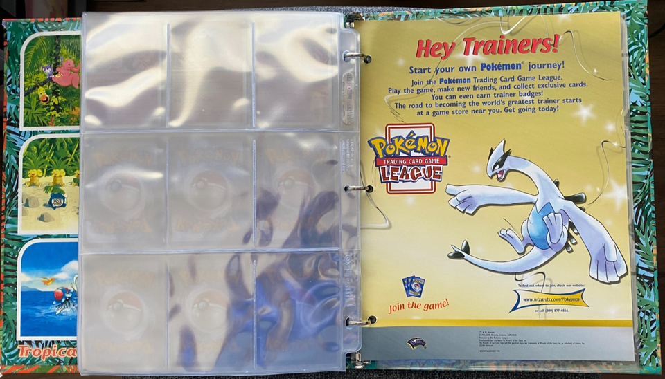 Pokemon TCG Southern Islands binder filled with cards old and new | eBay