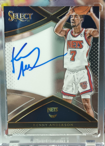 Kenny Anderson 15-16 Panini Select Signatures /149 #S-KAN On Card Auto ...
