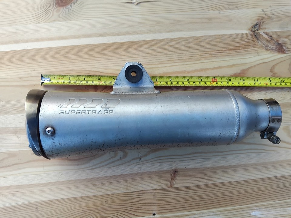 SUPERTRAPP EXHAUST SILENCER MUFFLER SUZUKI DR HONDA XL YAMAHA XT TRAIL ...