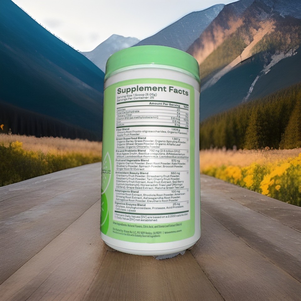 BLOOM NUTRITION Greens&Superfoods Powder Digestion Energy Strawberry ...