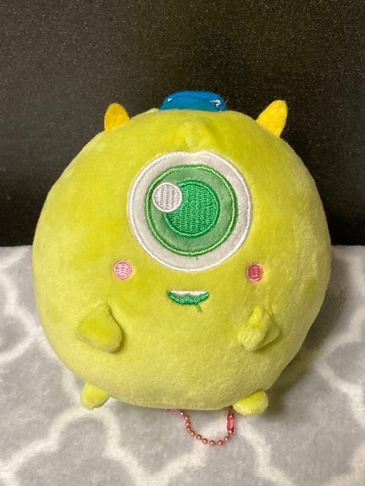 Disney Monsters Inc. Mike Wazowski Plush Mascot 12cm Soft Toy, Used ...