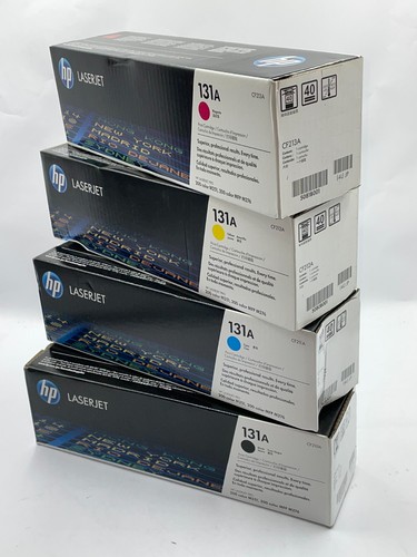 NEW Genuine Set HP 131A TONER CF210A CF211A CF212A CF213A | eBay