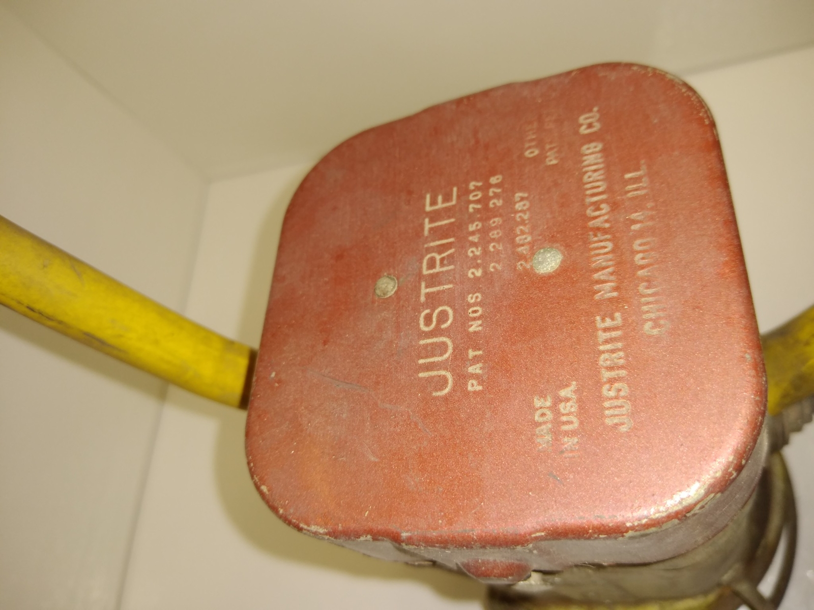 Vintage JUSTRITE Railroad Conductors *Mining Lantern! Battery Operated ...