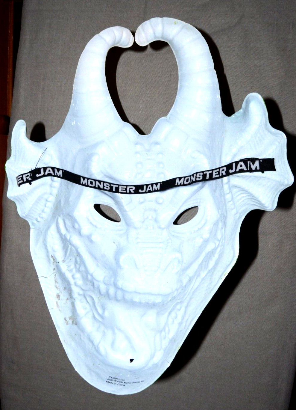 Monster Jam Truck Green Dragon Mask Plastic Costume F… - Gem