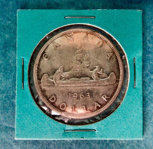 1963 Silver Canada One Dollar Coin | eBay