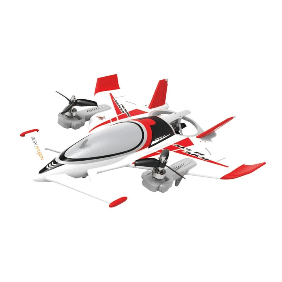 RC Airplane 2.4GHz 6CH VTOL RTF Remote Control plane 315mm Night Fly ...
