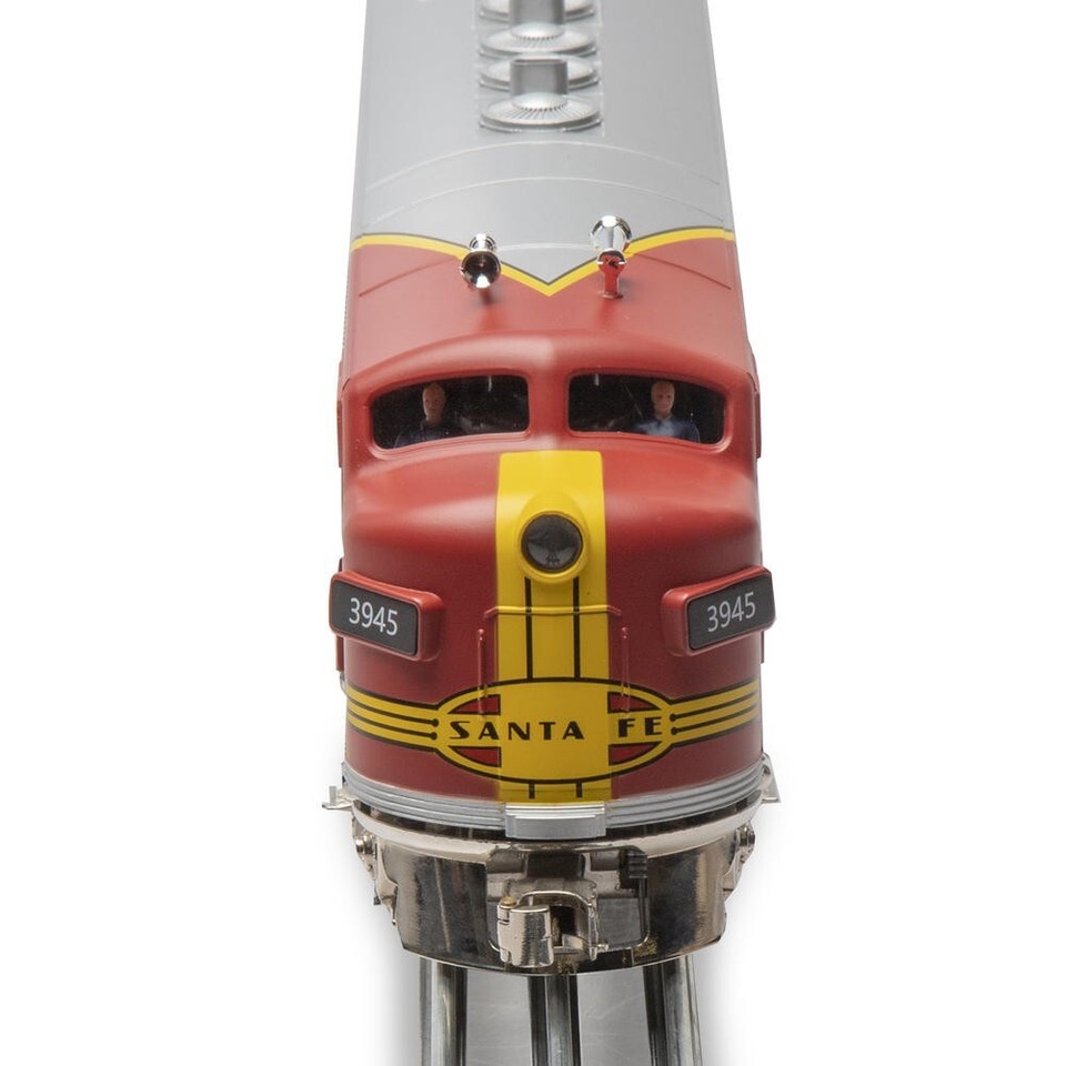 Menards O Gauge POWERED Santa Fe F3 Diesel Locomotive - WAR BONNET ...