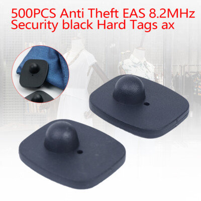500pcs Checkpoint EAS Retail Security Hard Tags W/Pins Fit RF Anti ...
