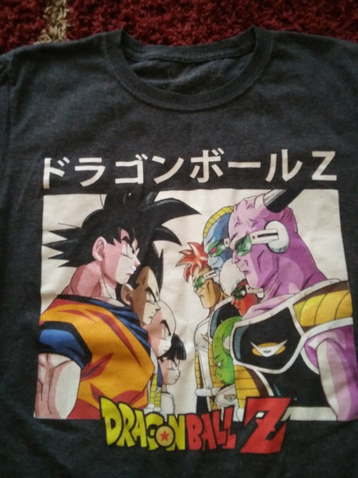 Dragon Ball Z Ginyu Force Goku Vegeta Gray T-Shirt S … - Gem