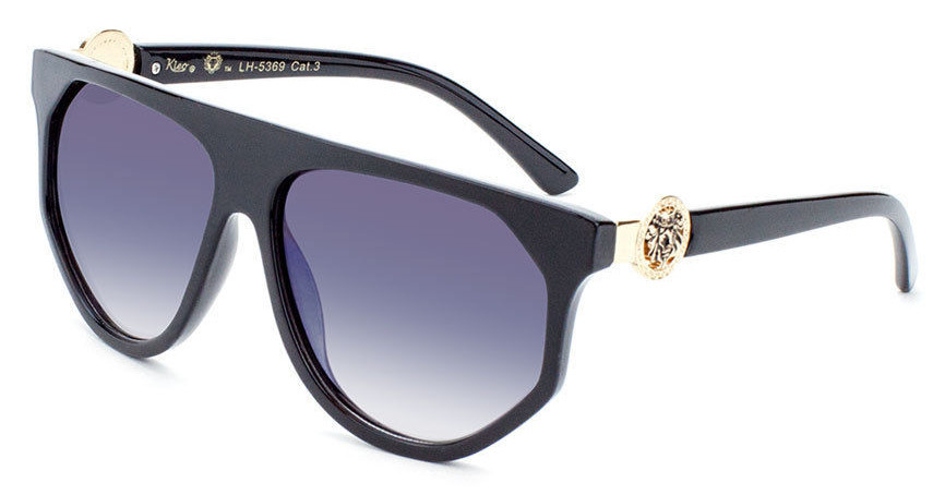 HYPE LION HEAD COIN FLAT TOP SUNGLASSES OVERSIZED CLASSIC HIP HOP RAP ...