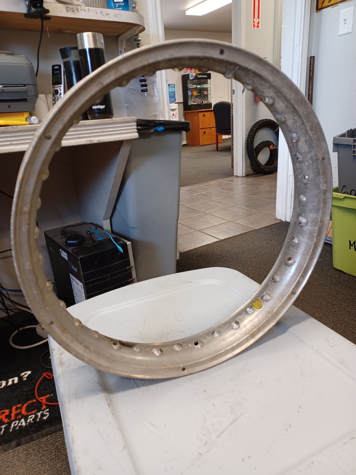 NOS Akront 2.15x18" 18" 36H Wheel Rim Bultaco 107-05-020-1