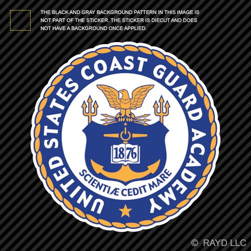 United States Coast Guard Academy Sticker Die Cut Vinyl uscga logo | eBay