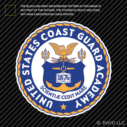 United States Coast Guard Academy Sticker Die Cut Vinyl uscga logo | eBay