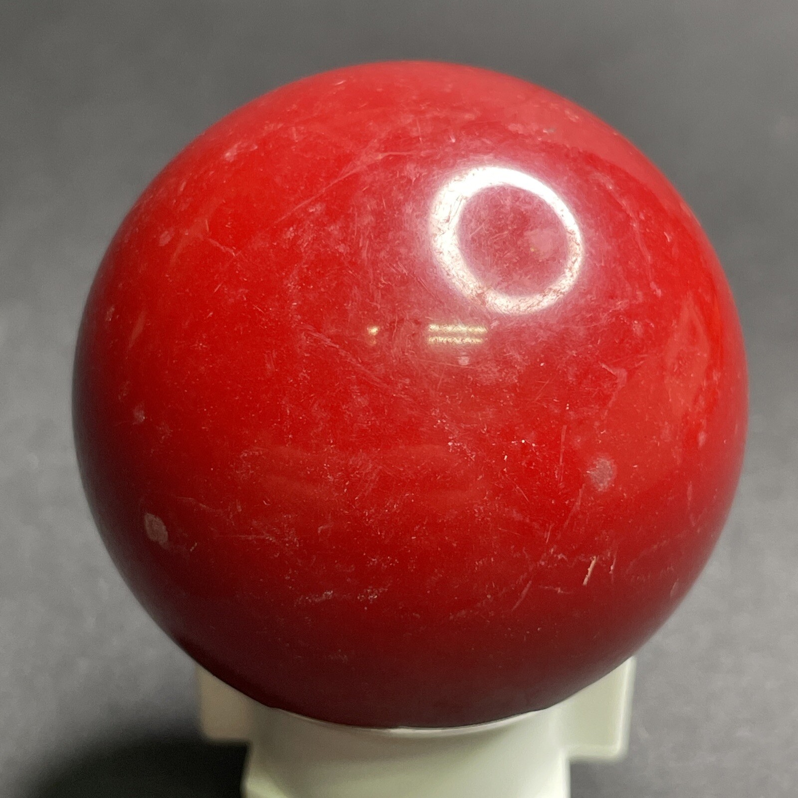 1960s CHERRY RED Billiard Aramith American Snooker Pool Ball 2-1/8 ...