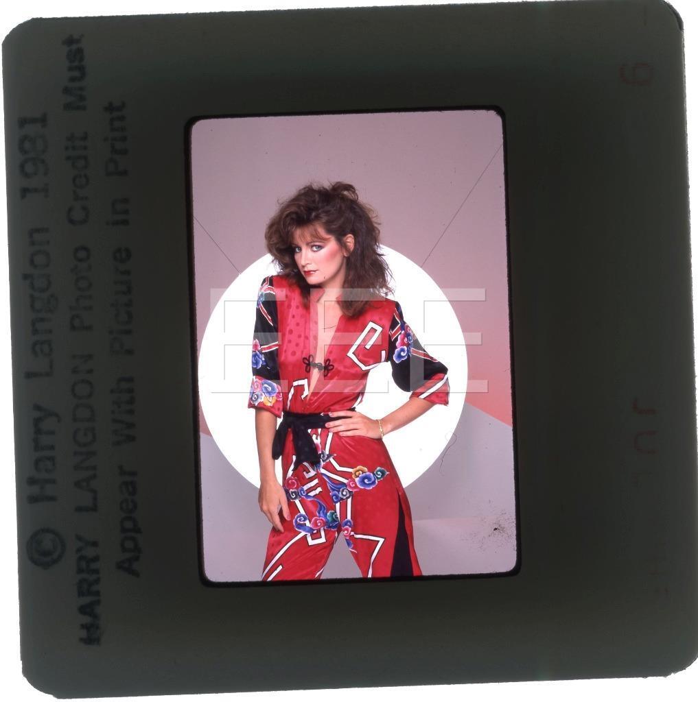 1981 Lisa Blount Movie Actress Model by Harry Langdon Transparency w ...