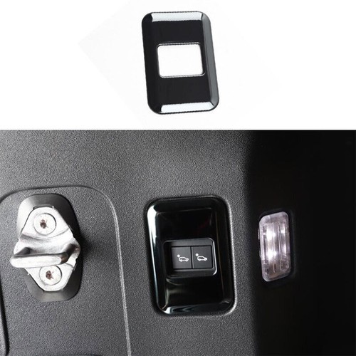 Black Steel Trunk Chassis Lifting Button Frame Cover For Defender 110 ...