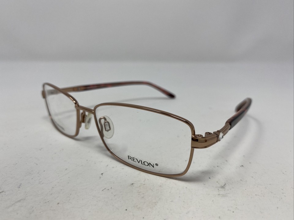 Revlon RV5036 (512) ROSE GOLD 55-16-135 Metal Full Rim Eyeglasses Frame ...
