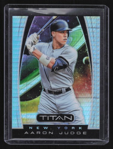 2019 Panini Chronicles Aaron Judge #10 Titan Silver Hyper Prizm /299 ...