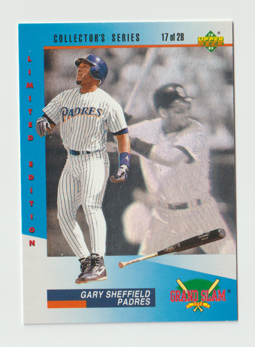 1993 Denny's Holograms Baseball #17 Gary Sheffield - San Diego Padres ...