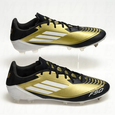 adidas Messi F50 League FG/MG Soccer Cleats Mens Size 12 Boots Gold ...
