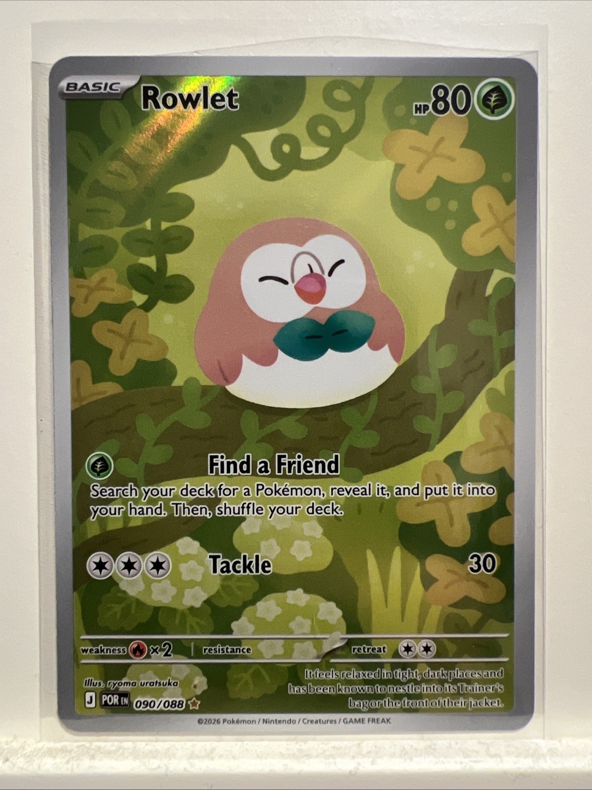 Pokémon TCG Card - Perfect Order - Rowlet 090/088 - IR NM | eBay UK