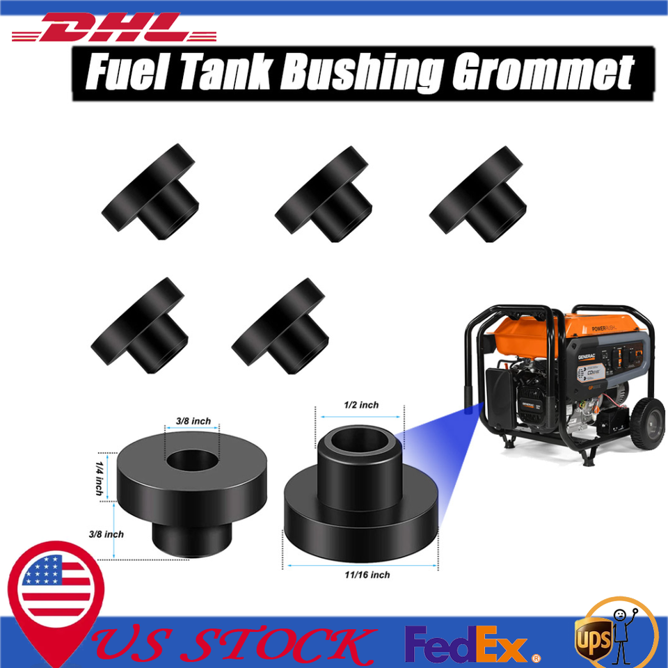 5 Pack Universal Gas Fuel Tank Grommet Bushings Tractor Lawn Mower ...