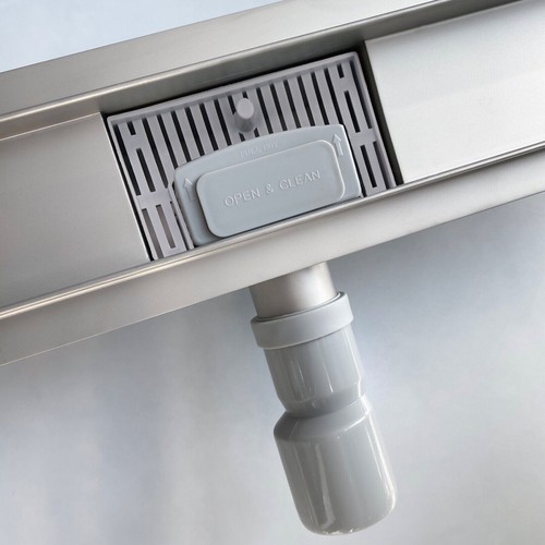 LINEAR SHOWER DRAIN STAINLESS STEEL WETROOM CHANNEL GULLY TRAP WASTE ...