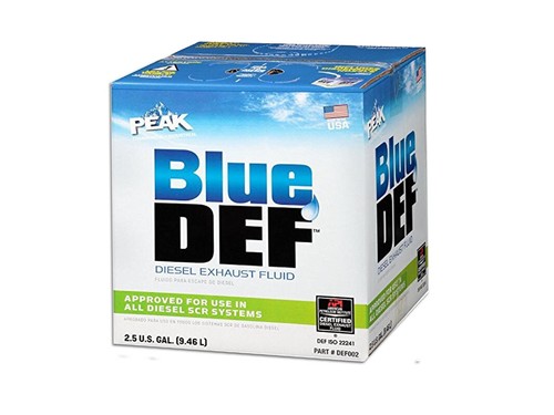 PEAK BLUE DEF DEF002 DIESEL EXHAUST FLUID - 2.5 GALLON BOX WITH ...