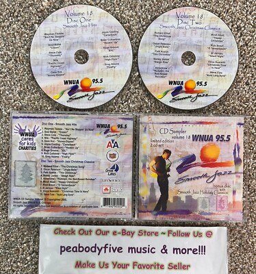 WNUA 95.5 - Smooth Jazz Sampler Vol. 18 Bonus Disc w/Jazz Holiday ...
