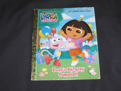 Little Golden Book Dora's Birthday Surprise! Dora the Explorer | eBay