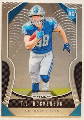 2019 Panini Prizm T.J. TJ Hockenson Rookie Card RC #364 Detroit Lions ...