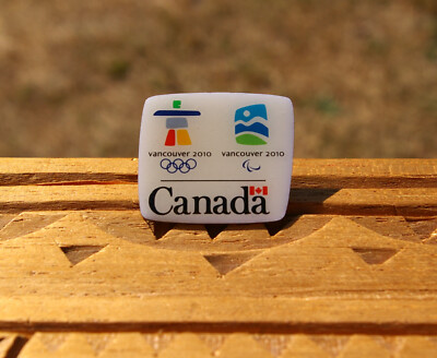 Vancouver 2010 Olympics Canada 1 1/8" Silver Tone Metal Lapel Pin ...