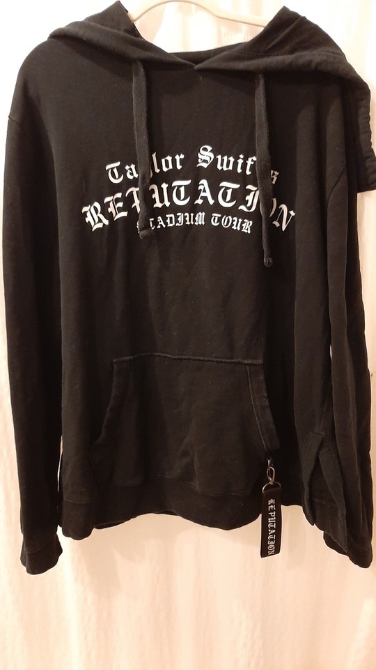 RARE Taylor Swift Reputation Concert Tour Black Snake Hoodie Sweatshirt ...