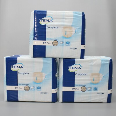 72 Tena XL Extra Large Complete Plus Incontinence Adult Underwear ...