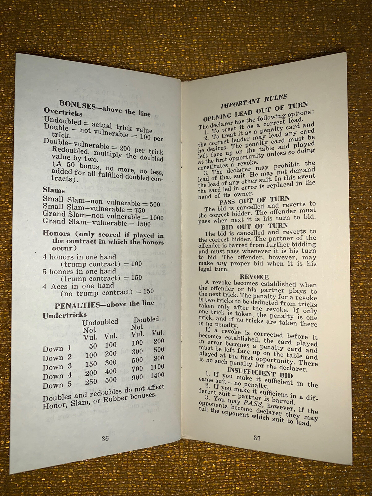 Vintage 1961 The L & M Bridge Book - The Biggest Little Bridge Book In ...