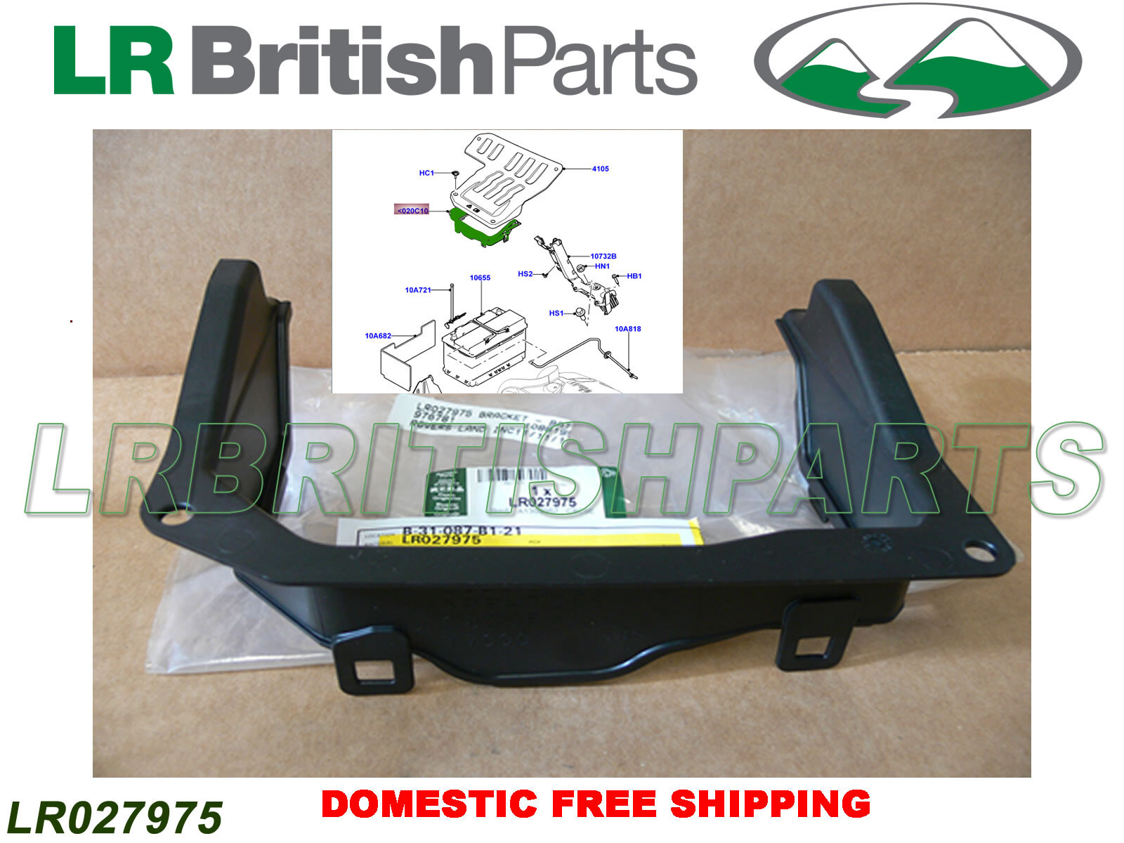 LAND ROVER BATTERY TRAY BRACKET RANGE ROVER EVOQUE DISCOVERY SPORT 2015 ...