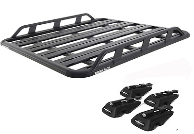 Rhino Rack Alloy Tradie Tray 1528mm x 1376mm fits Ford Ranger Wildtrak ...