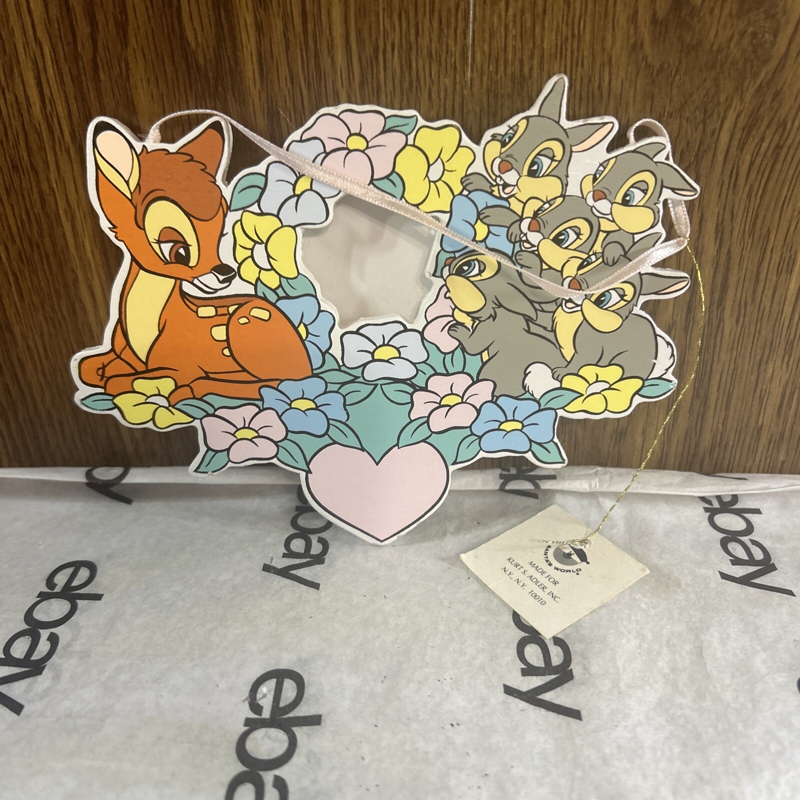 Walt Disney Bambi Frame Ornament Picture Frame 6" x 4.5" | eBay