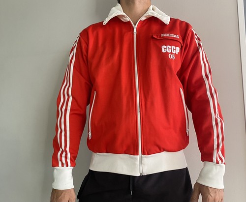 Vintage Adidas Russia Training Jacket XL Survetement CCCP | eBay