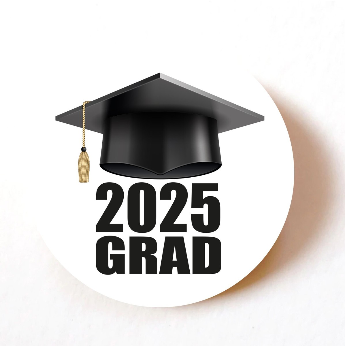 Printable Square Labels For Graduation Class Of 2025 Custom Graduation