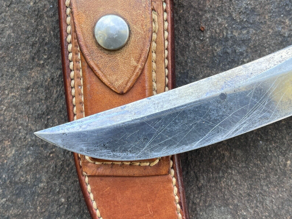 Vintage 60's - 70's Randall Knife Model 3 6 Stacked Handle - As Found ...